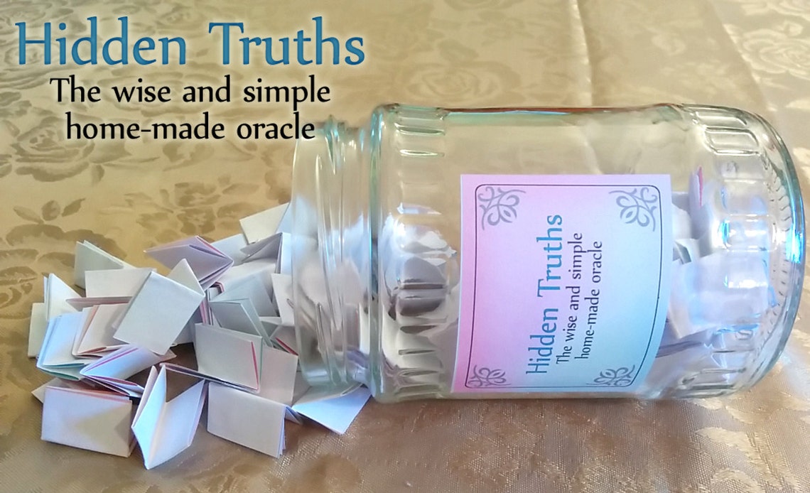 Hidden Truths the Wise and Simple Home-made Oracle Set - Etsy