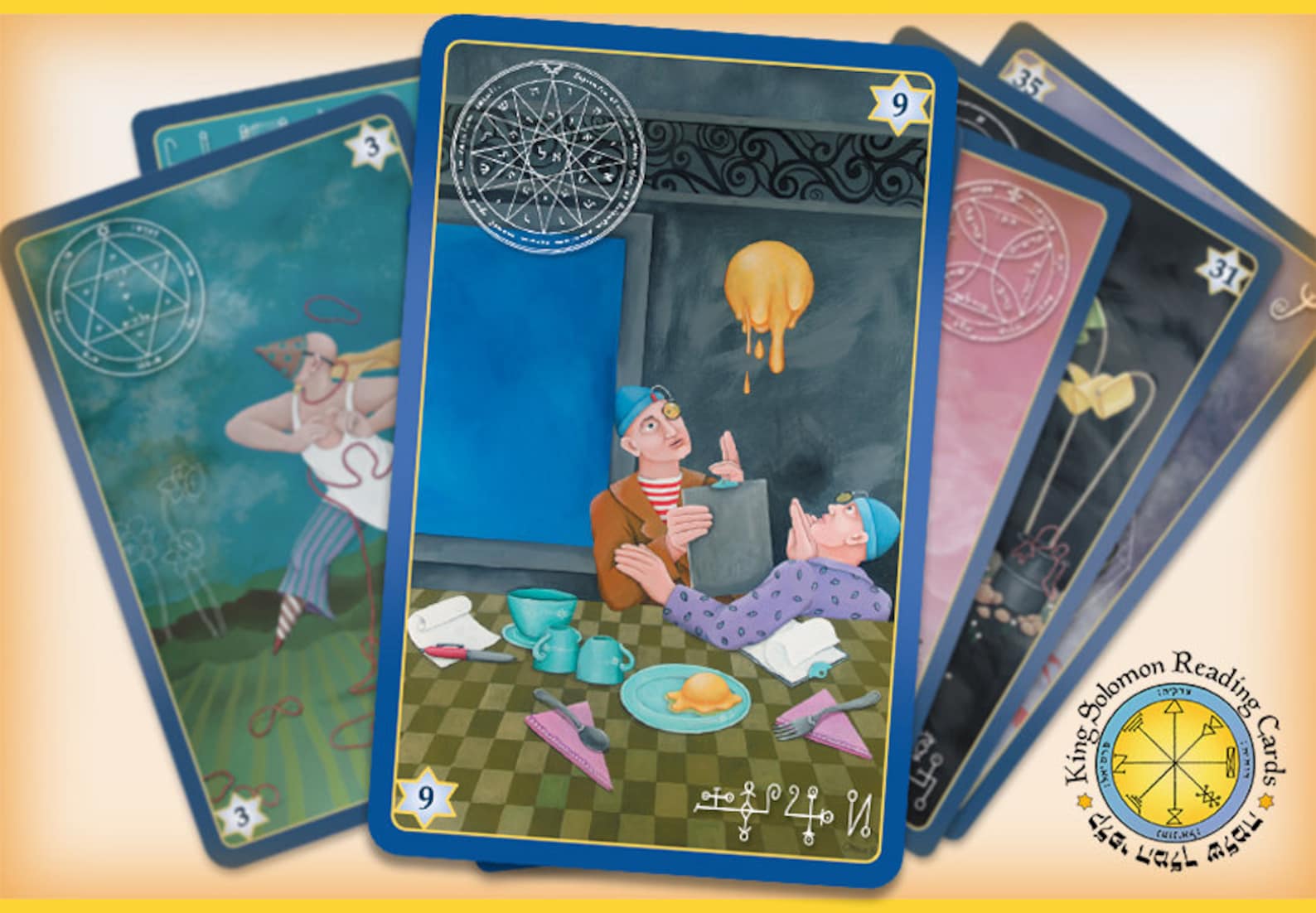 King Solomon Cards for Guidance & Divination - 36 Oracle Cards + Bonus ...