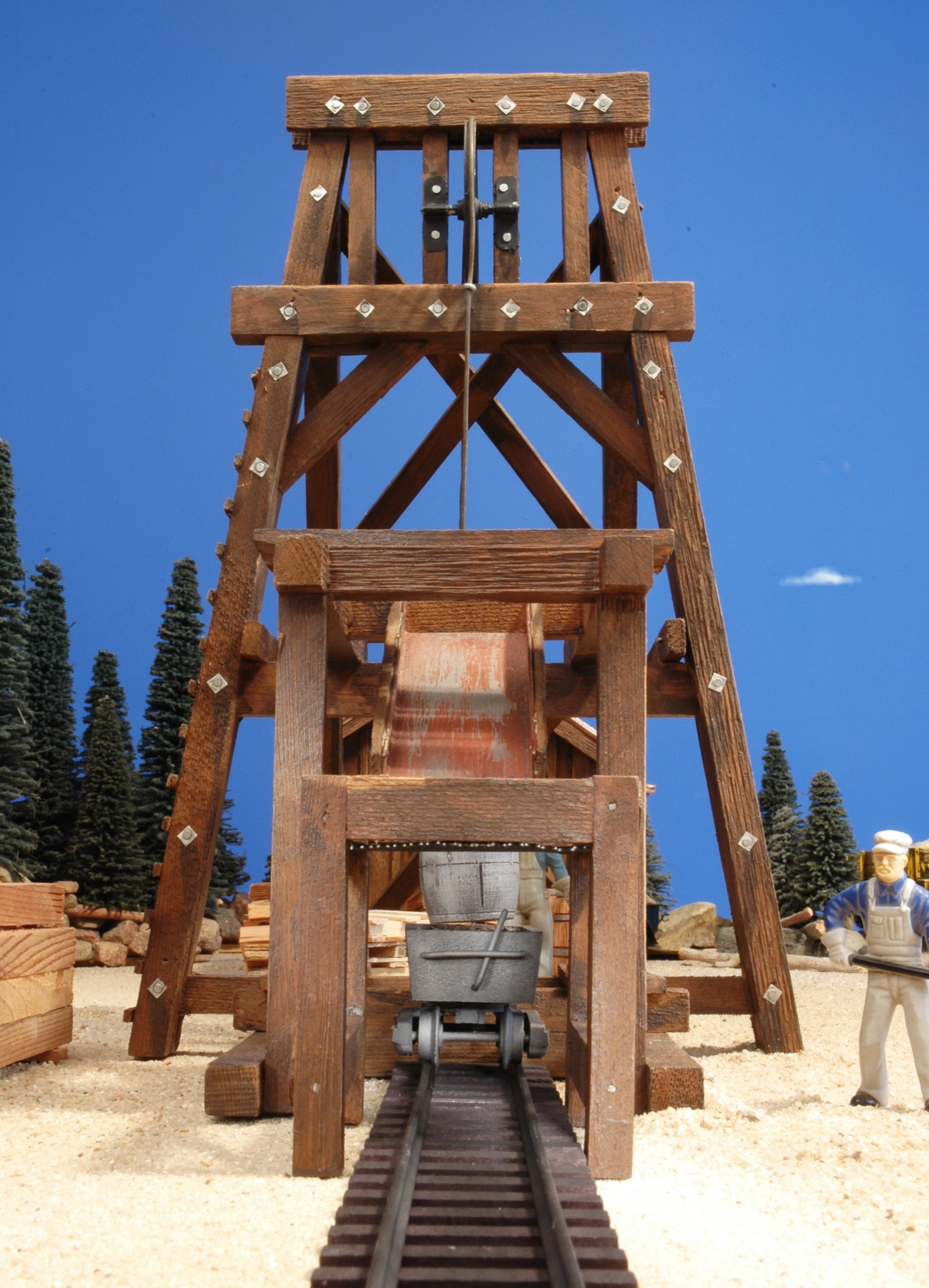 G SCALE Baby Doe's Silver MINE for Use W LGB Accucraft Aristocraft ...