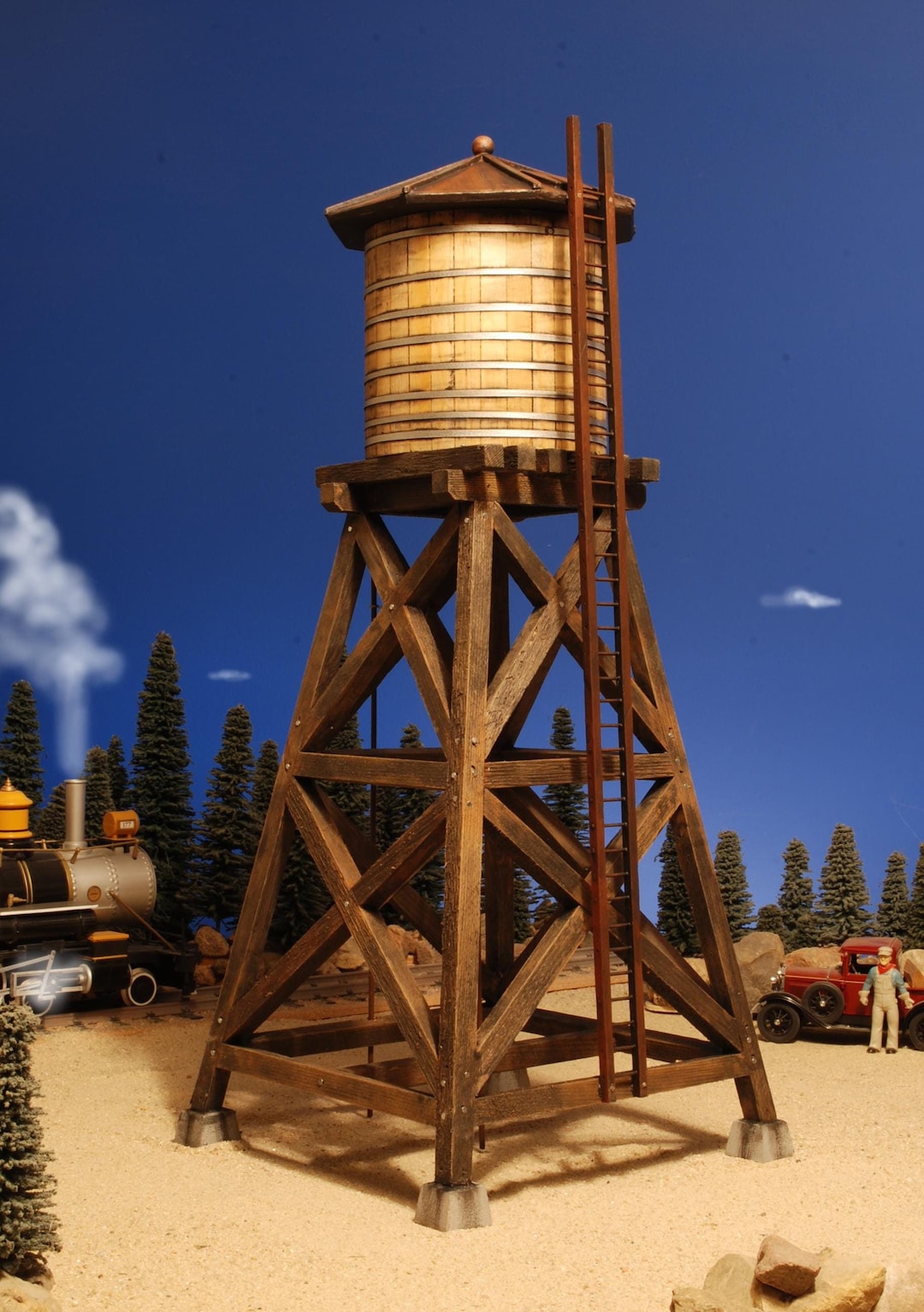 G SCALE TRAIN Water Tower for Use With LGB, Aristocraft, Accucraft ...