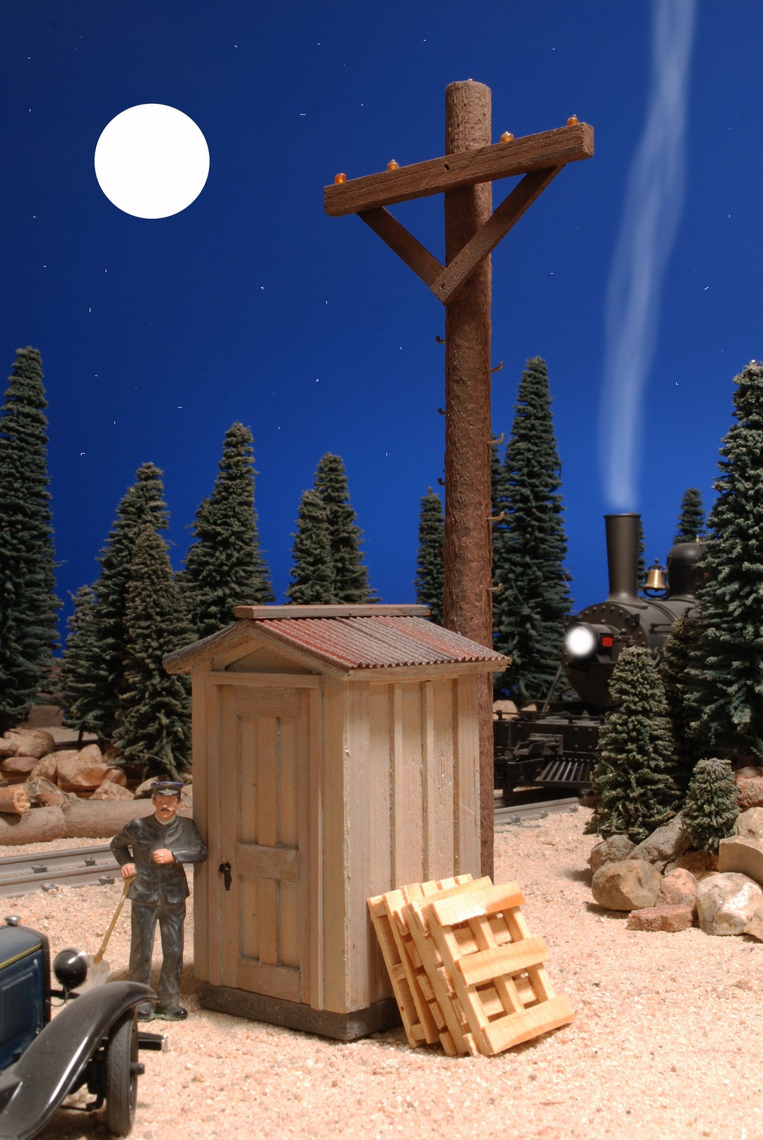 G SCALE Switch Shack TRAIN Utility Building for Use With LGB Accucraft ...