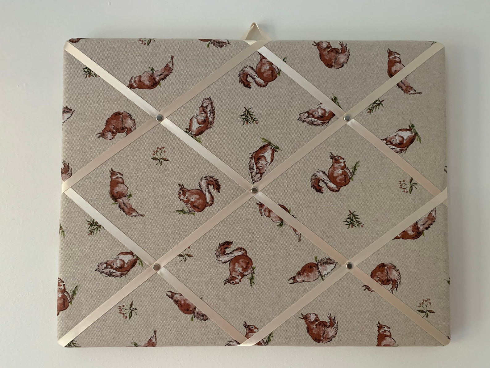 HANDMADE Fabric Covered Memo Board. 2 Sizes Yo Choose From......in ...