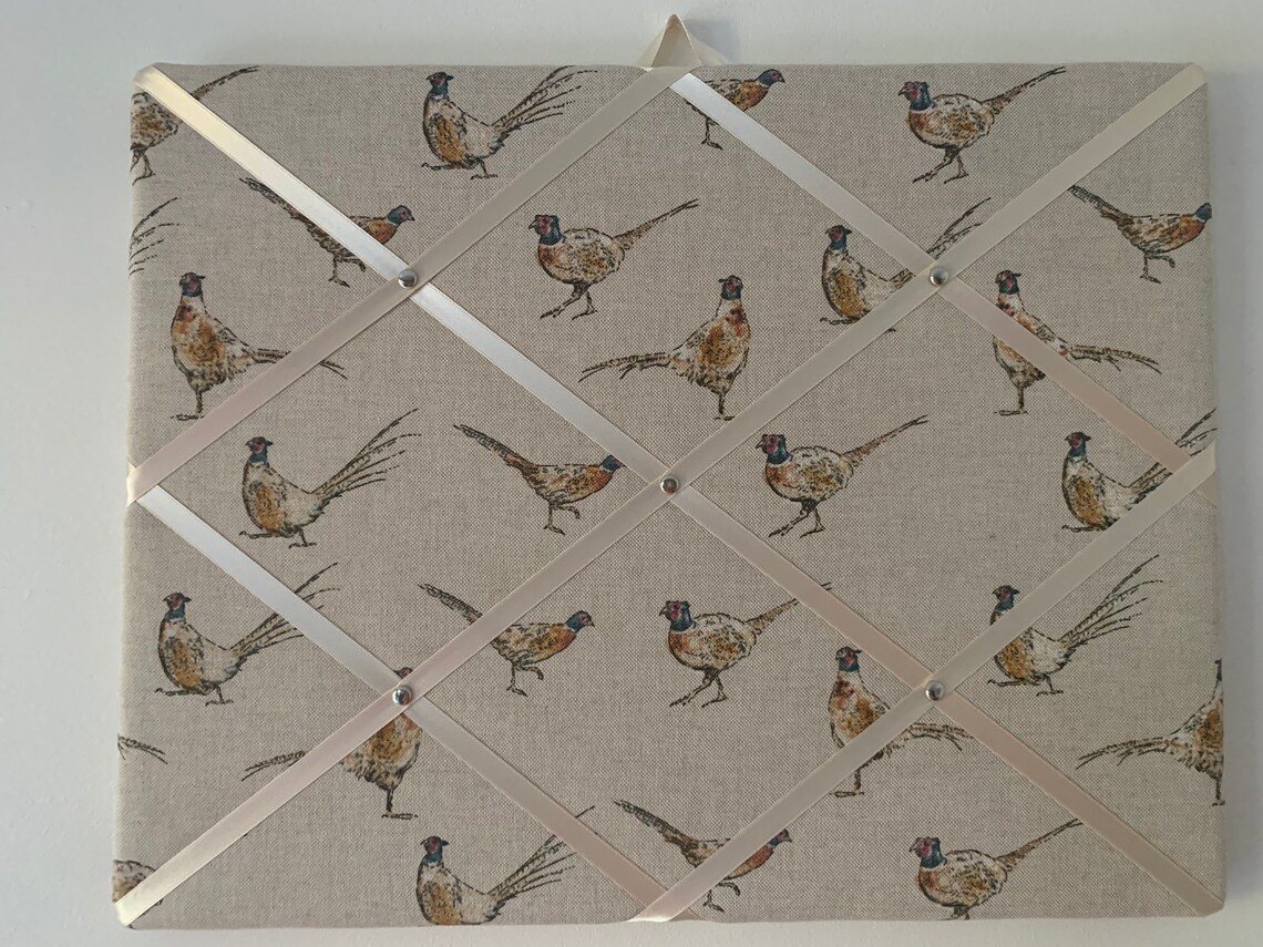 HANDMADE Fabric Covered Memo Board. 2 Sizes to Choose | Etsy