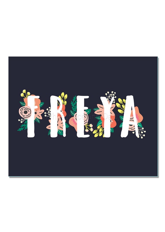 Freya Name Tattoos The Art Of Naming: November 2013