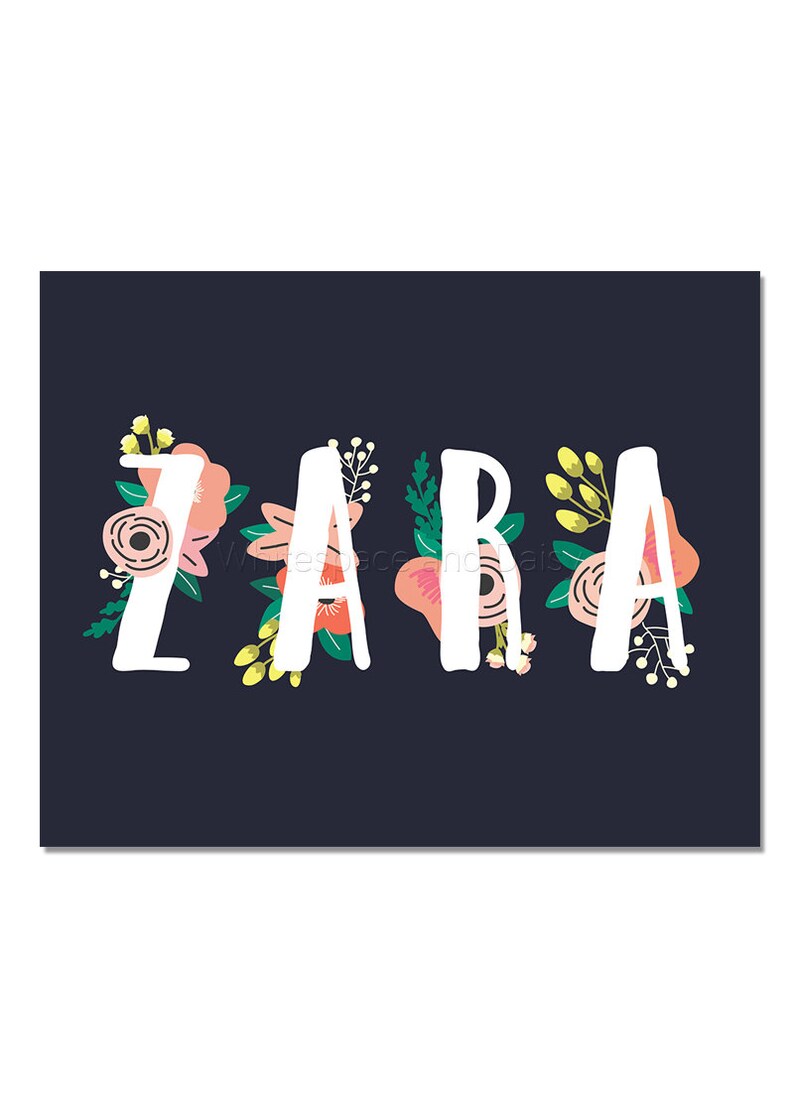 Zara Baby Name Wall Art Zara Baby Name Sign Zara Party Zara Etsy Zara Baby Name Wall Art Zara Baby Name Sign Zara Party Zara Etsy