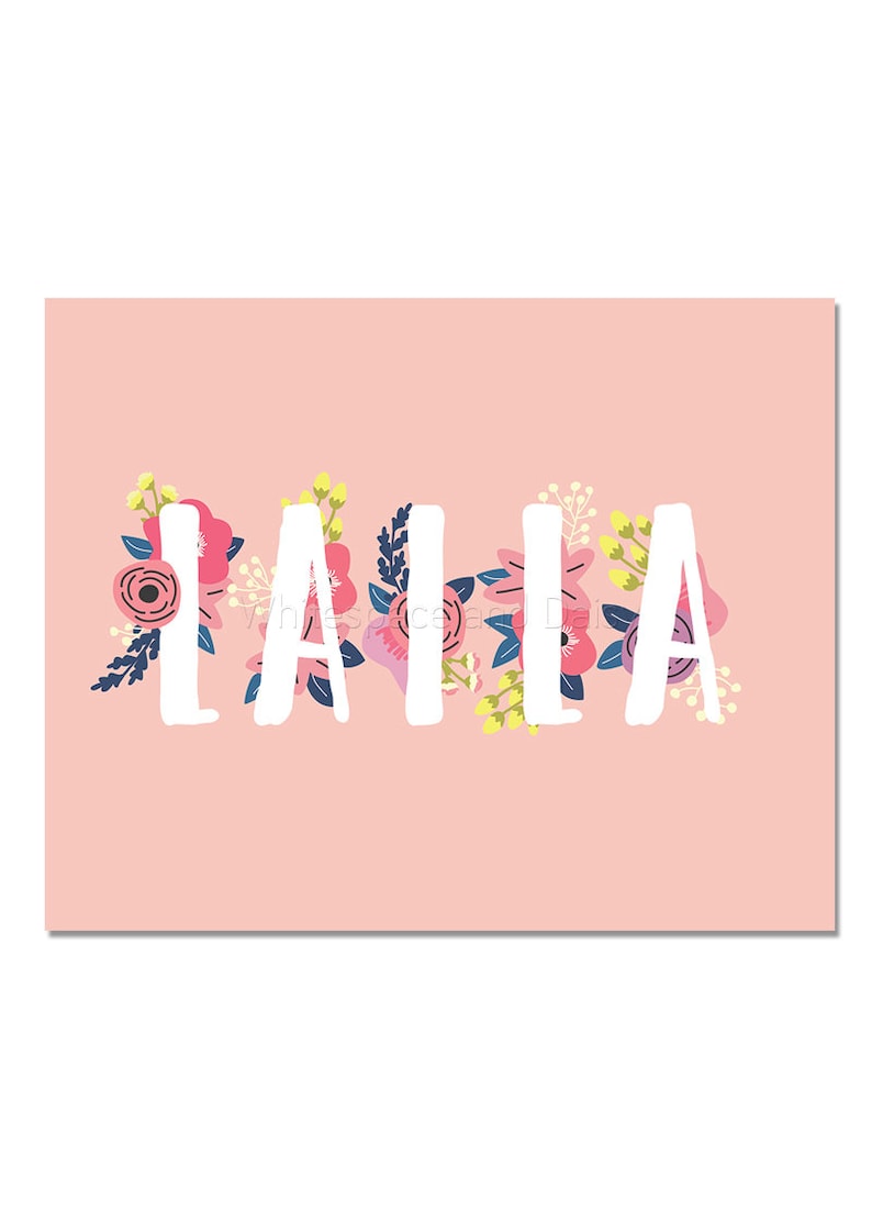 Laila Personalized Name Sign Name Print Nursery Personalized Etsy laila-personalized-name-sign-name-print-nursery-personalized-etsy