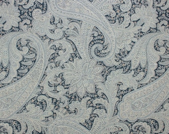 Pfeiffer Indigo Richloom Fabric - Etsy