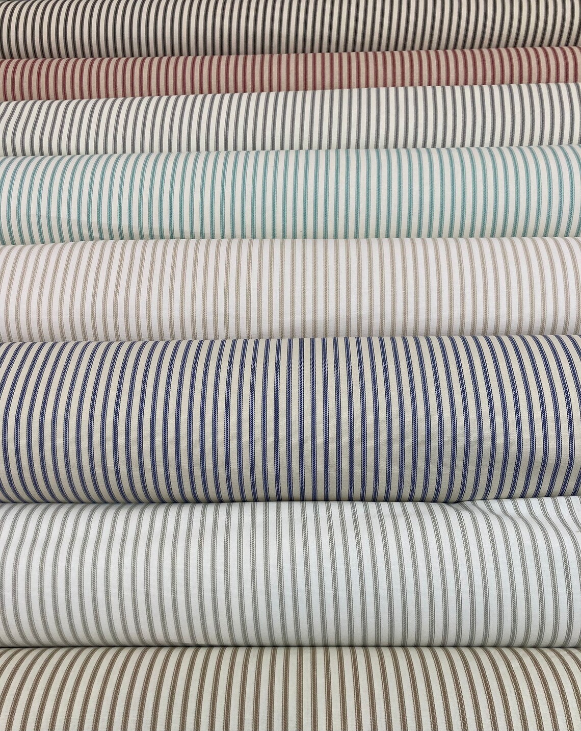 Sale!!!ticking Slate Grey, Fabric by the Yard - Etsy
