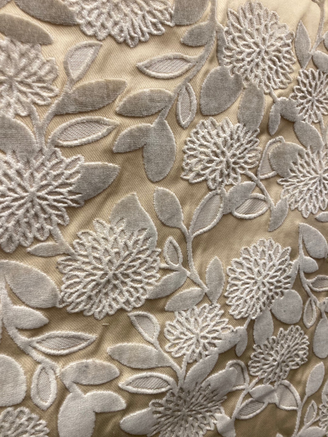 WOW SALE!!!ITALIAN Cut Velvet Cream - Etsy