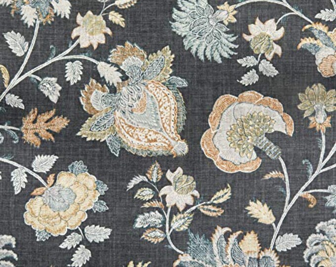 SALE!!! Bronte Graphite Richloom Platinum by the Yard - Etsy