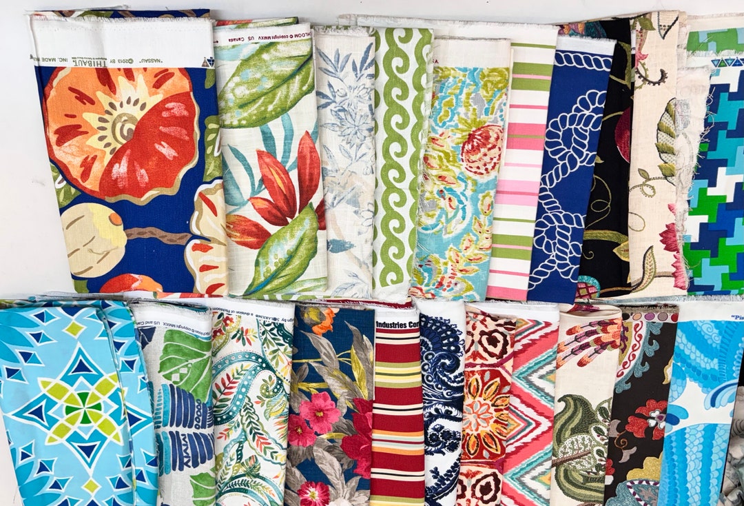 Designer Fabric Remnants/fabric Remnants/high-end Remnants-assorted 2LB ...