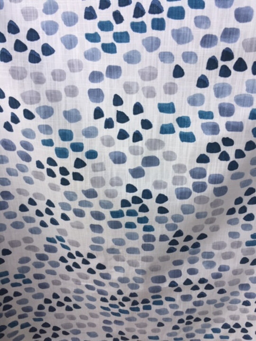 Pfeiffer Indigo Richloom Fabric - Etsy