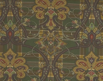 Tartan Rose Fabric Saint Elfswythe Tartan by Lilyoake Tartan Pale Pink ...