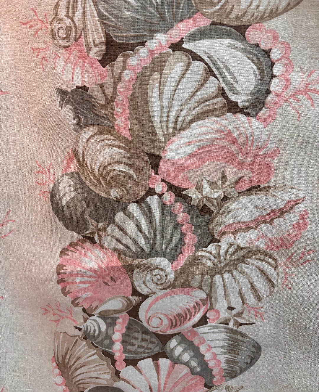Sale!!!-schumacher Bedolina Pink & Natural ,fabric by the Yard, 50% off ...