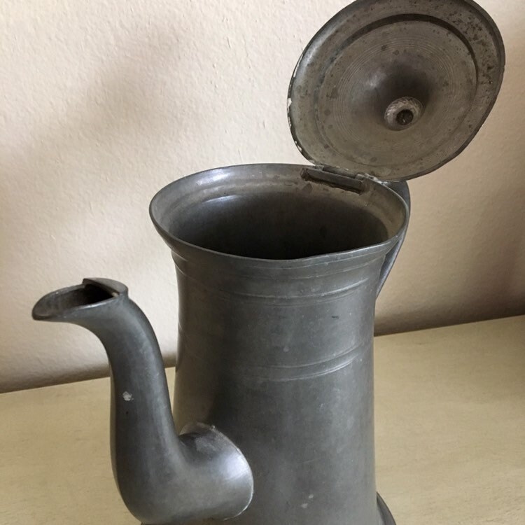 19th Century H.B. Ward Pewter Coffee Pot - Etsy