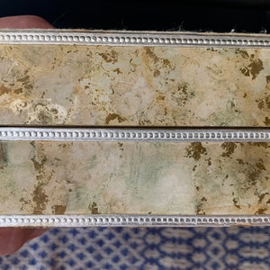 English Mirrored Trinket Box With Lead Figures and Animals - Etsy