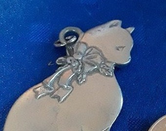 Cat Pewter Necklace - Etsy