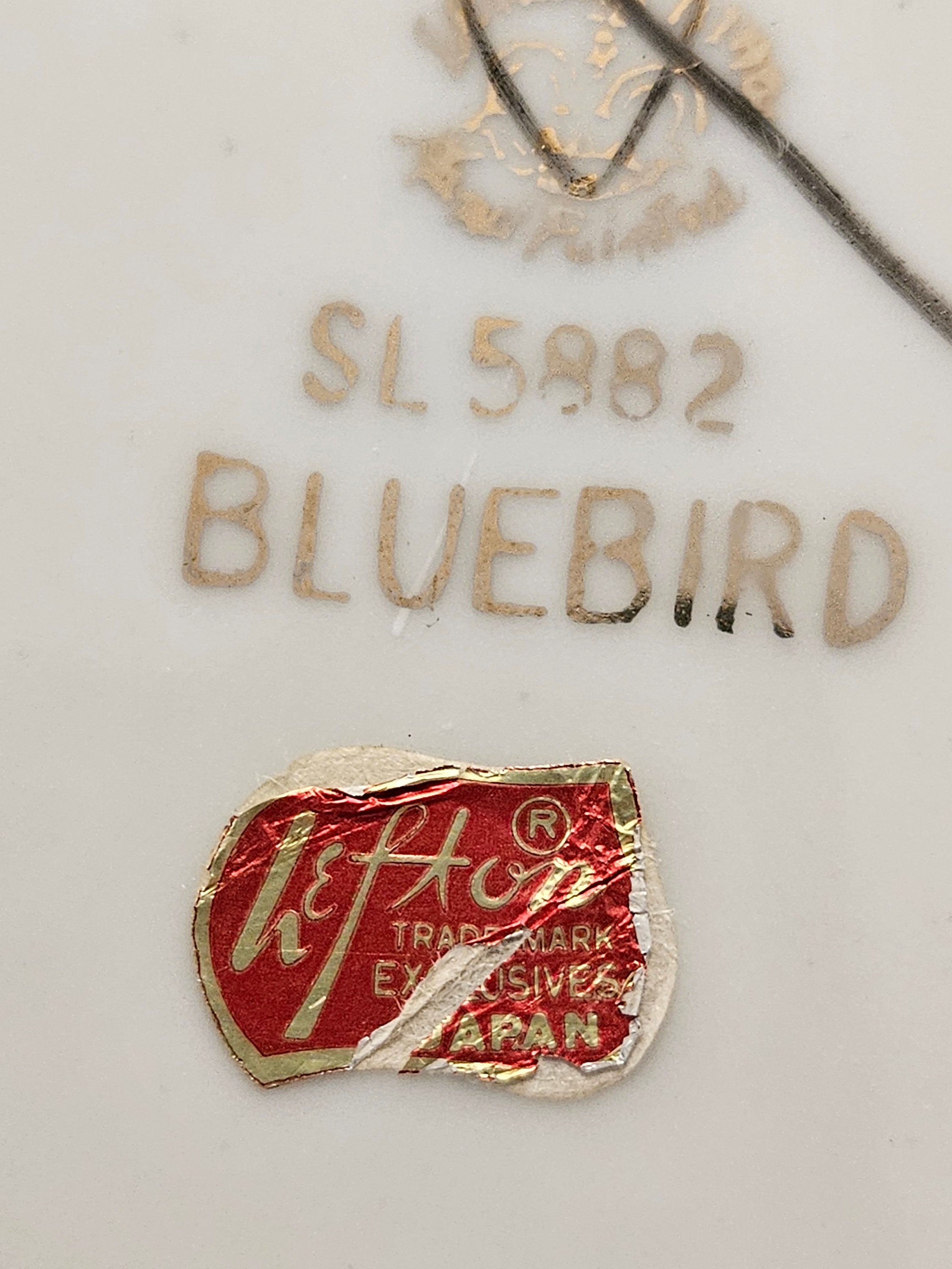 Lefton Collectable Bluebird Plate - Etsy