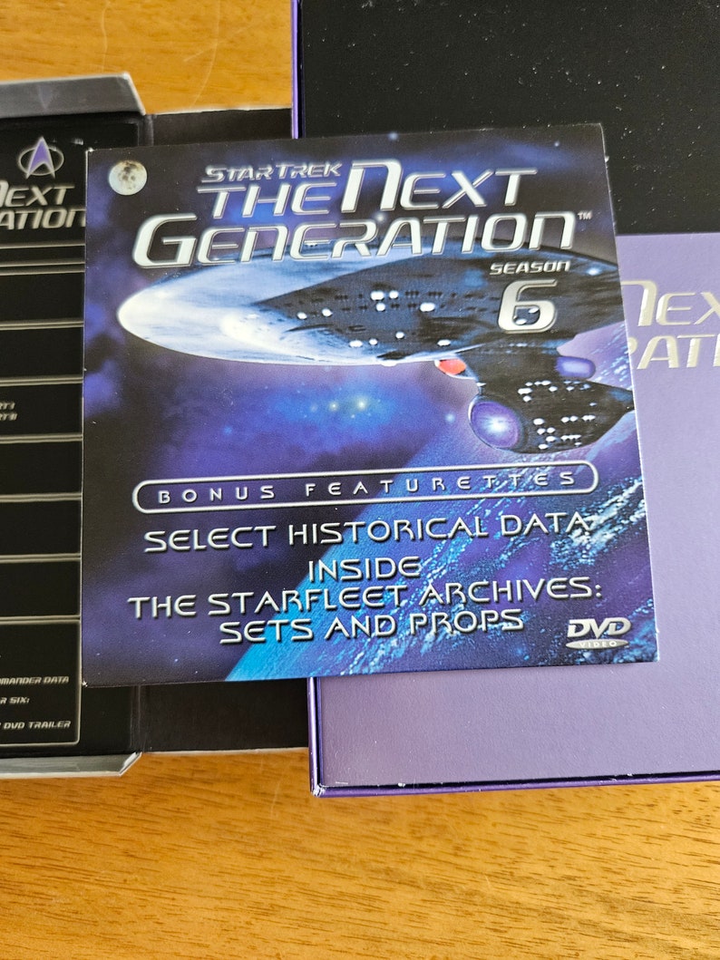 Star Trek, the Next Generation DVD Set With Bonus DVD - Etsy