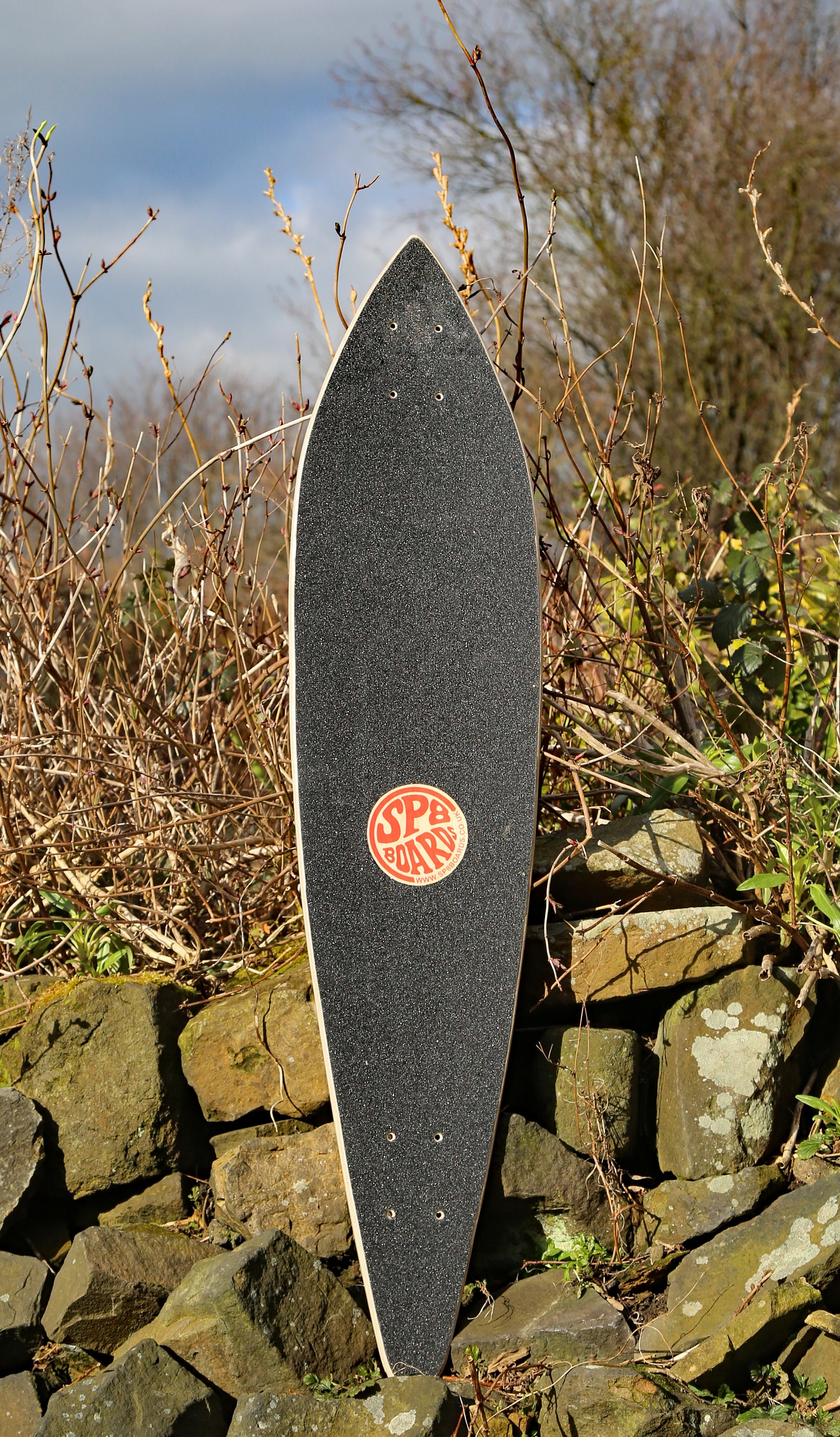SP8BOARDS "pintail#1" - Classic Longboard Deck With Turtle Design, No ...
