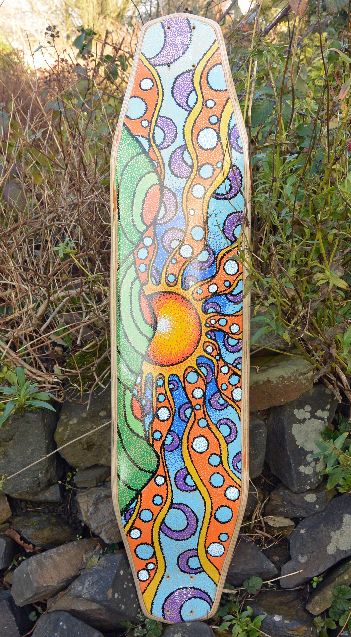 SP8BOARDS "drop" - Longboard Deck With a Drop for More Stable Downhill ...