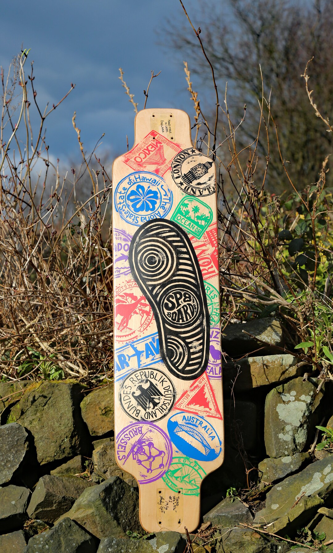 SP8BOARDS "tread" - a Longboard Deck With Low Ground Clearance ...