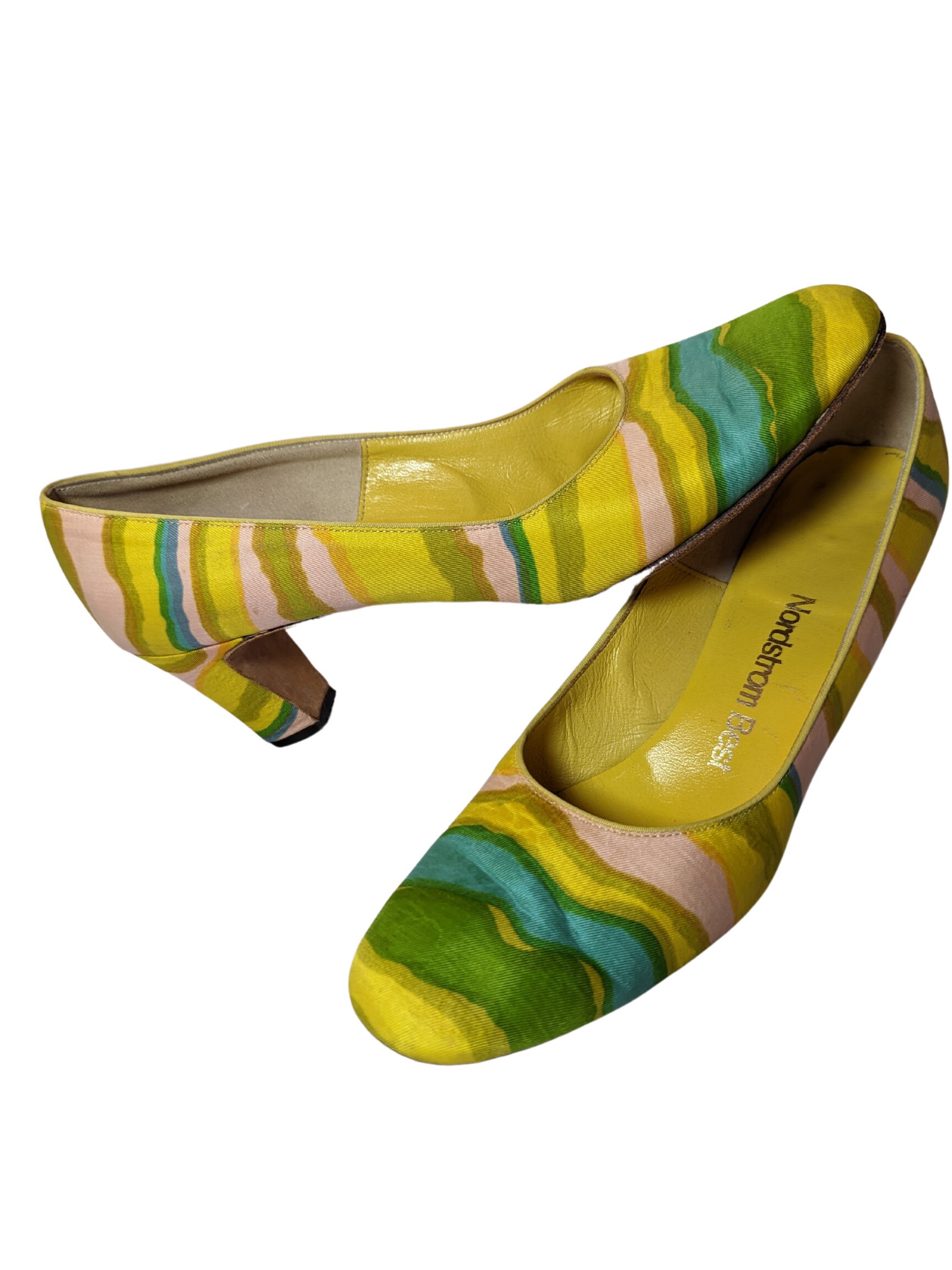 60s Marble Statement Heels Funky Chic 1960s Maximalist - Etsy