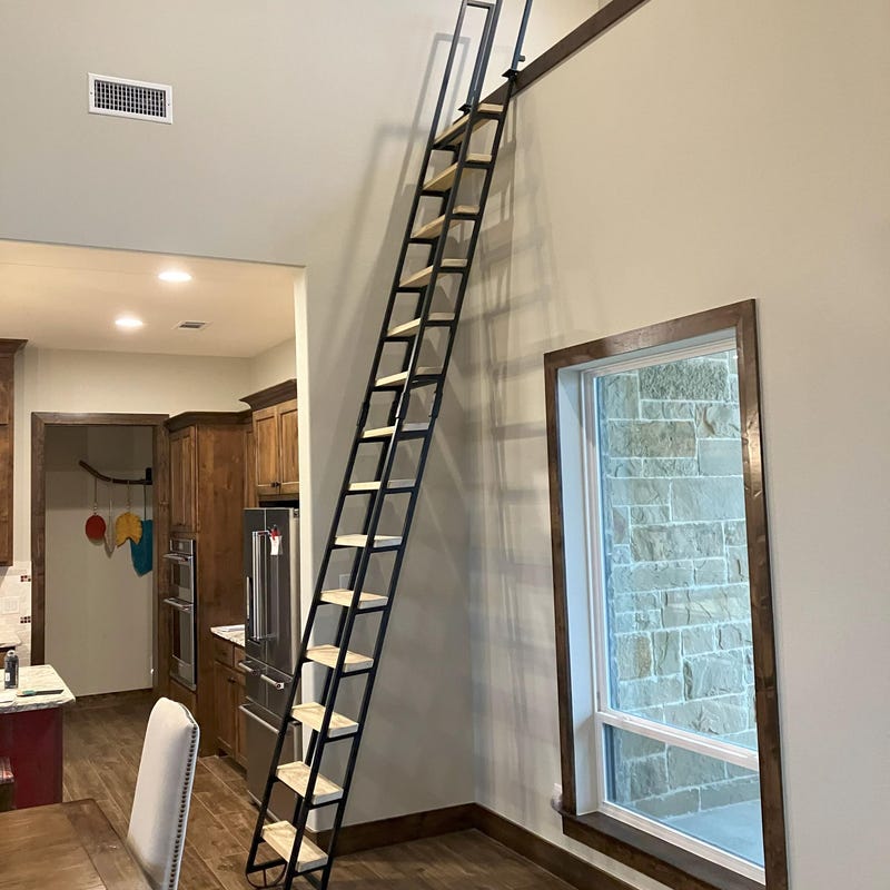 Loft Ladder With Handrail - Etsy