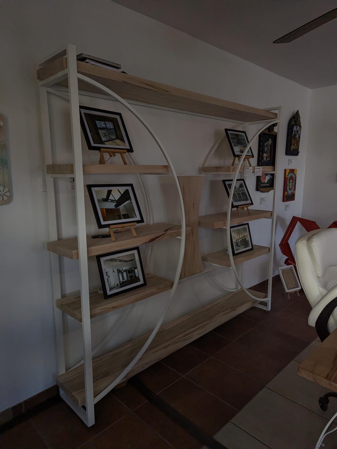 Unique Custom Shelves modern Industrial Shelving Unit for Home or ...