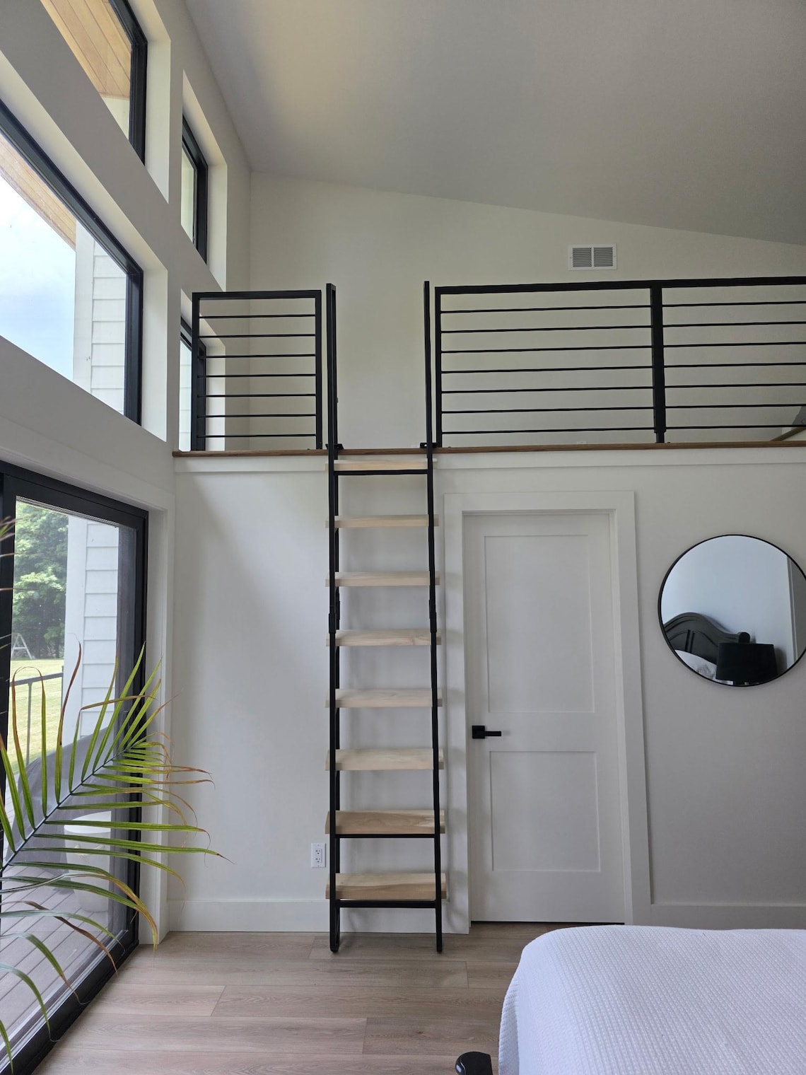7ft Retractable Loft Ladder - Steel & Wood - Fully Finished - Custom ...