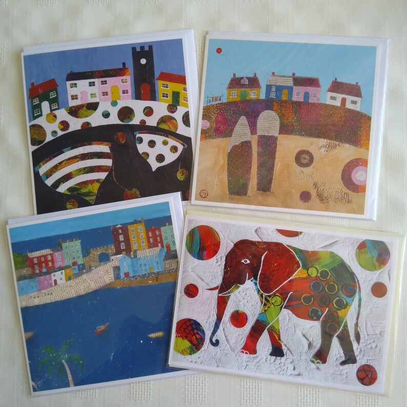 Campervan Greetings Card, White Dog Card, Dog Greetings Card, Westie ...