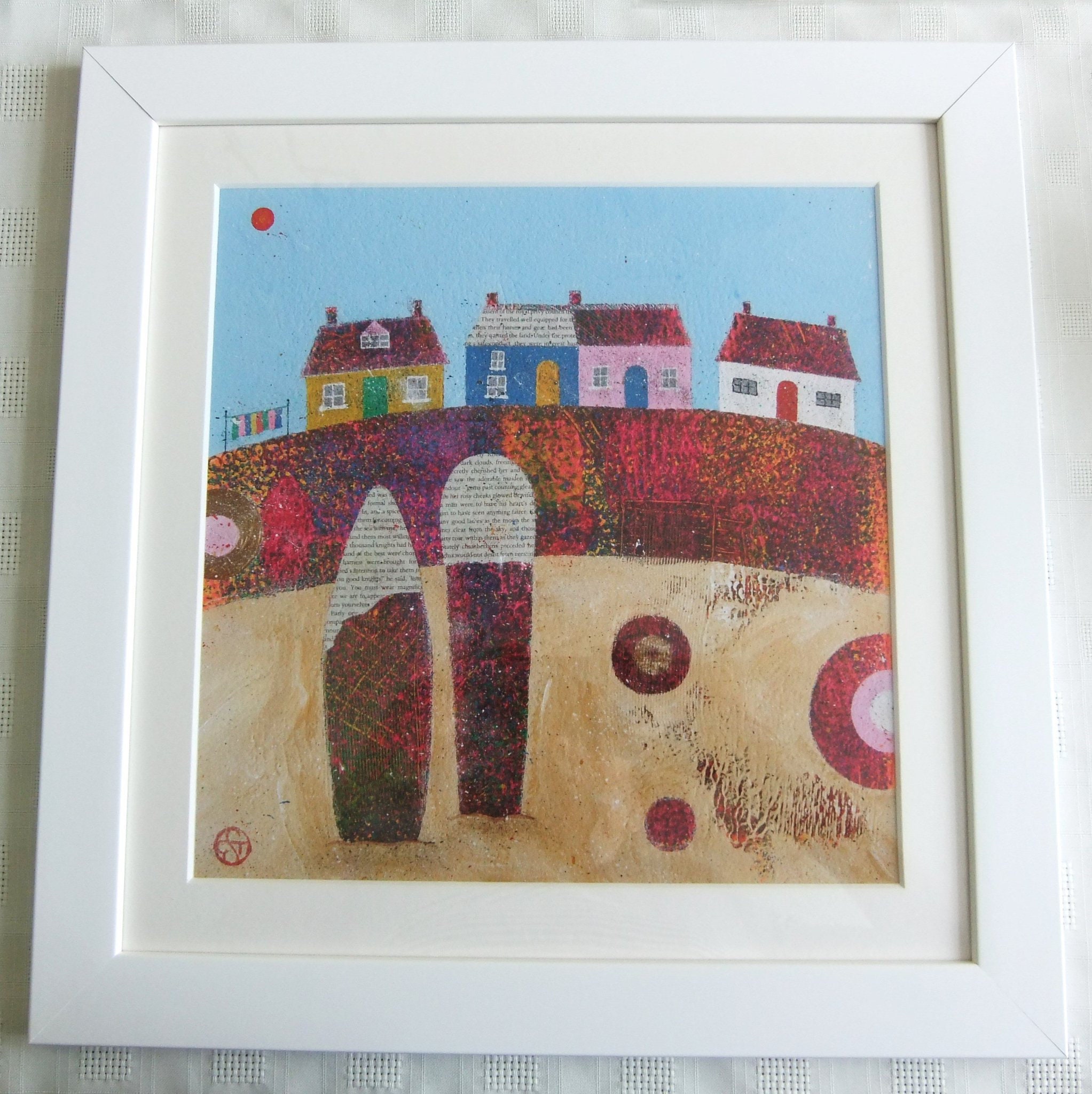 Tenby Tenby Painting Tenby Art Wales Seaside Beach - Etsy UK