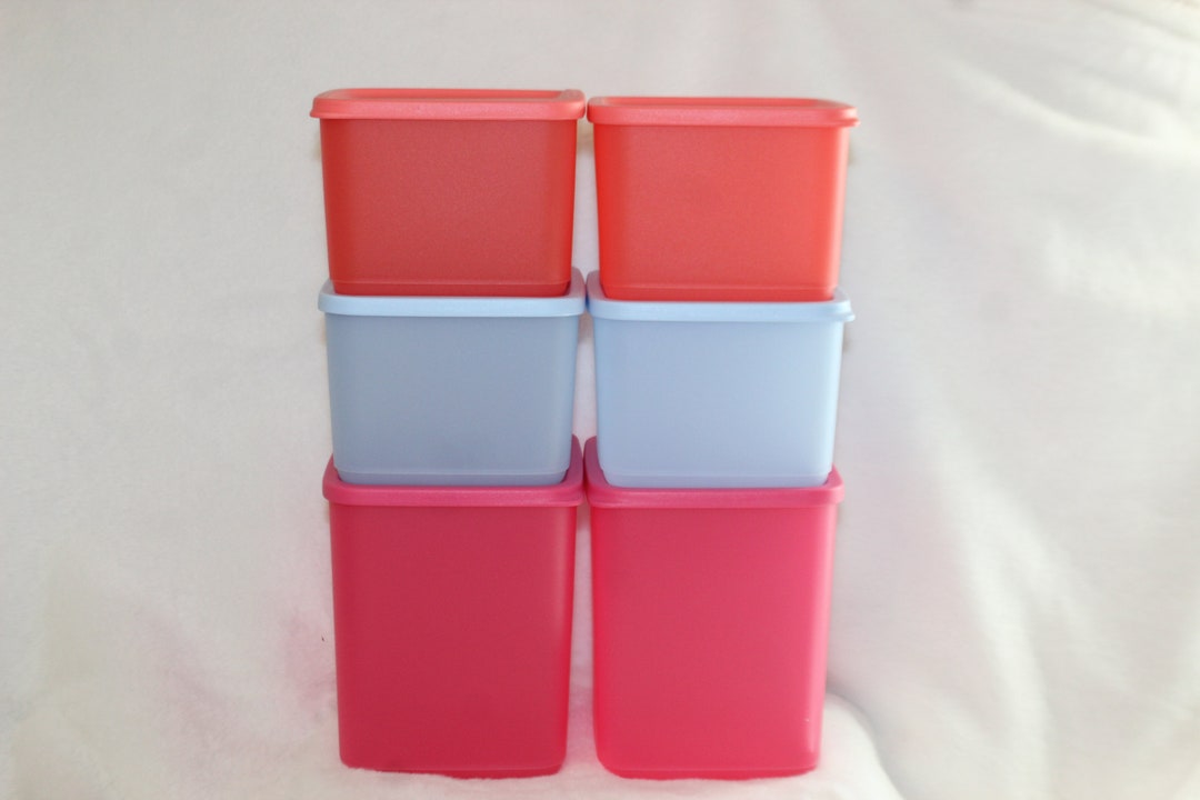 Tupperware Modular Basic Bright Square Set New - Etsy