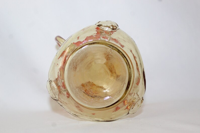 Vintage Kanawha Amberina Glass Pinch Pitcher Larger Size - Etsy