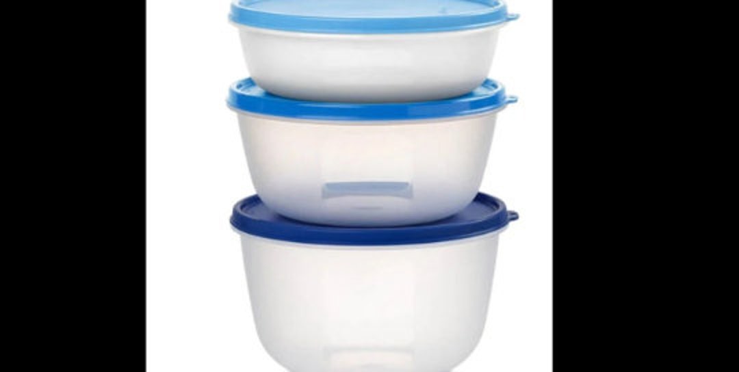 TUPPERWARE New Modular Bowl Set 3 Piece With Lids Includes One Each 4 ...
