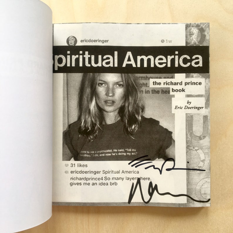 Spiritual America - the Richard Prince Book SIGNED DELUXE EDITION - Etsy