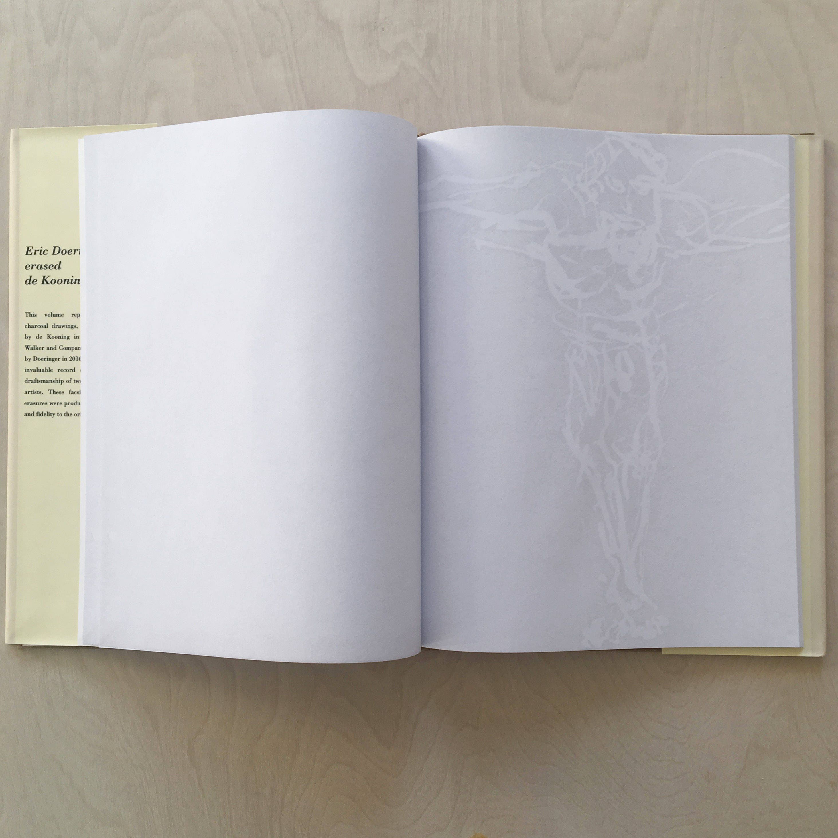 Erased De Kooning Drawings Artist's Book Rauschenberg Dekooning - Etsy