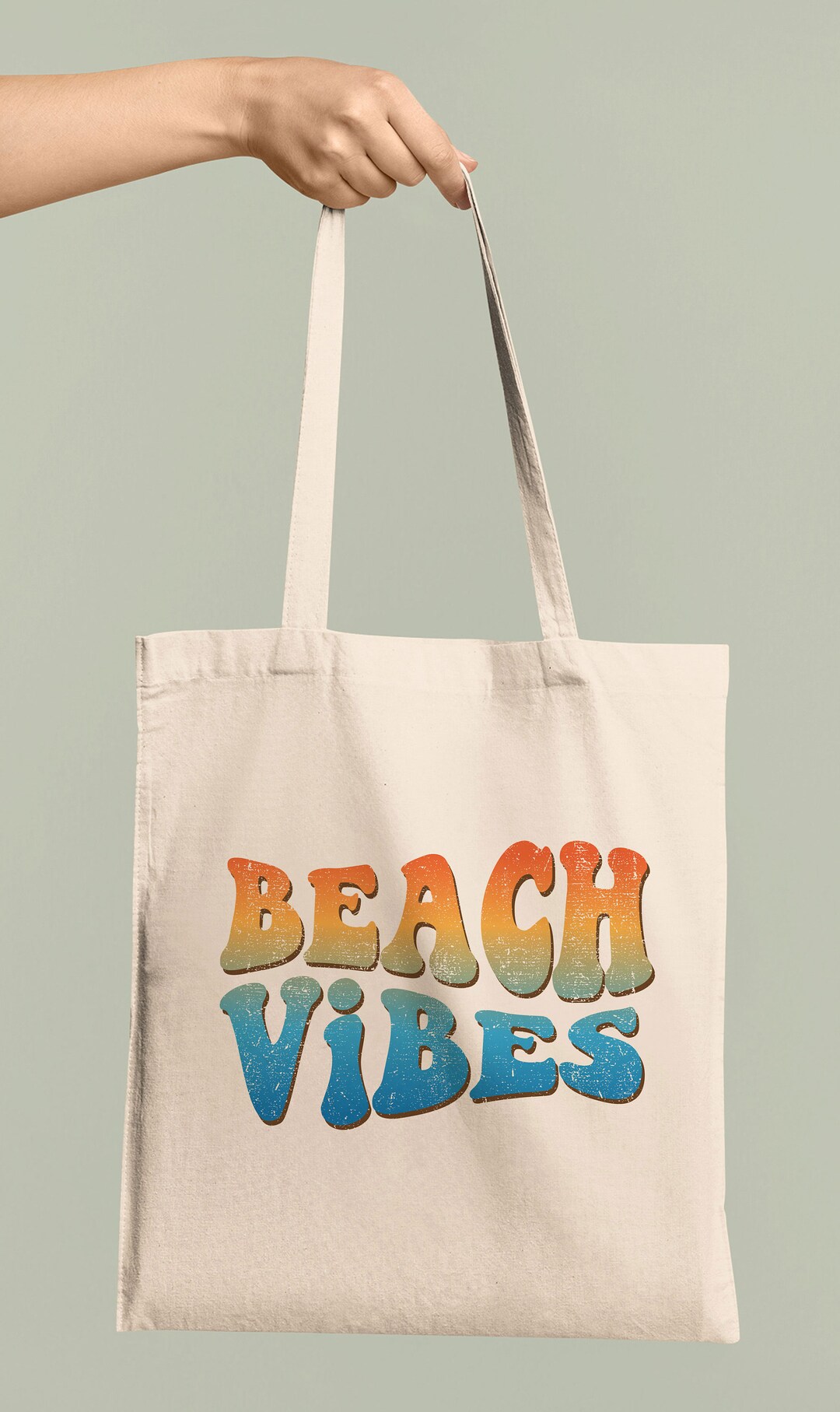 Slogan Tote Bag, Graphical Tote Bags Summer Beach Vibes Tote Gifts - Etsy