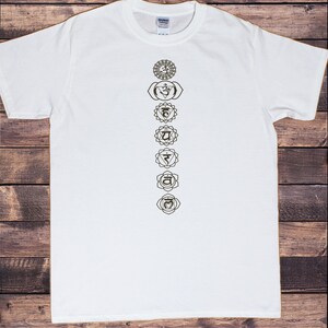 Mens T-shirt Chakra Symbols Meditation Yoga India Art Design TS1669 - Etsy