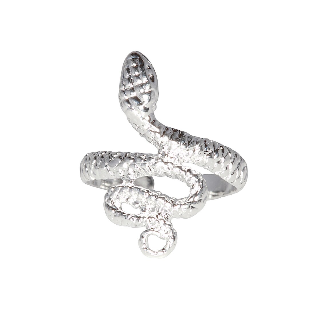 New .925 Sterling Silver Snake Toe Ring Adjustable Size | Made in USA ...
