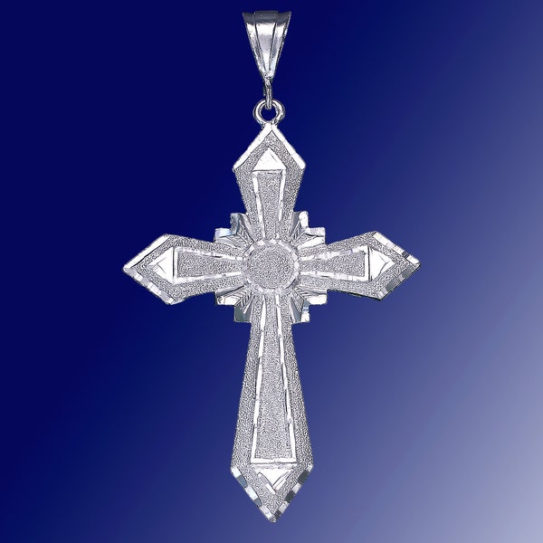 Silver Cross - Etsy