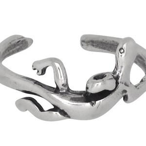 Sterling Silver .925 Geico, Lizard, Toe Ring Adjustable Size | Made in ...