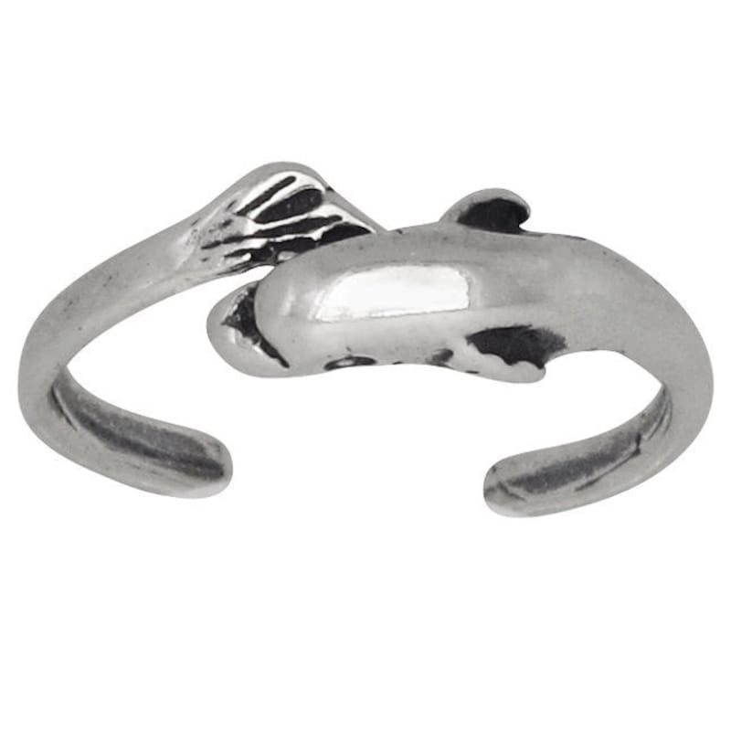 Dolphin Toe Ring - Etsy