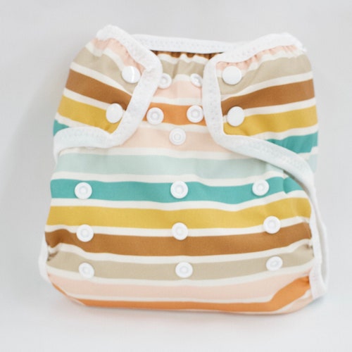 One Size Sunset Rainbow Cloth Diaper for Prefolds or Inserts - Etsy