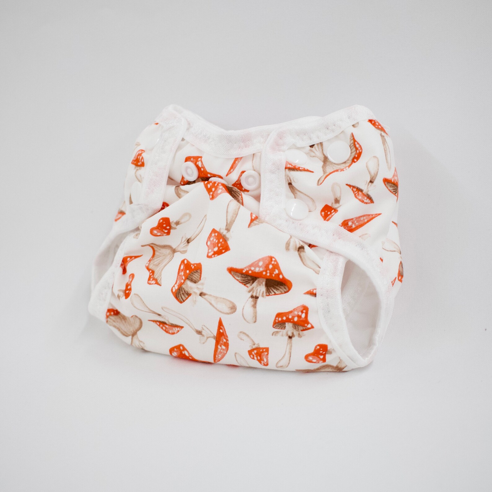 Mushroom Newborn Cloth Diaper With Umbilical Cord Snap | Etsy