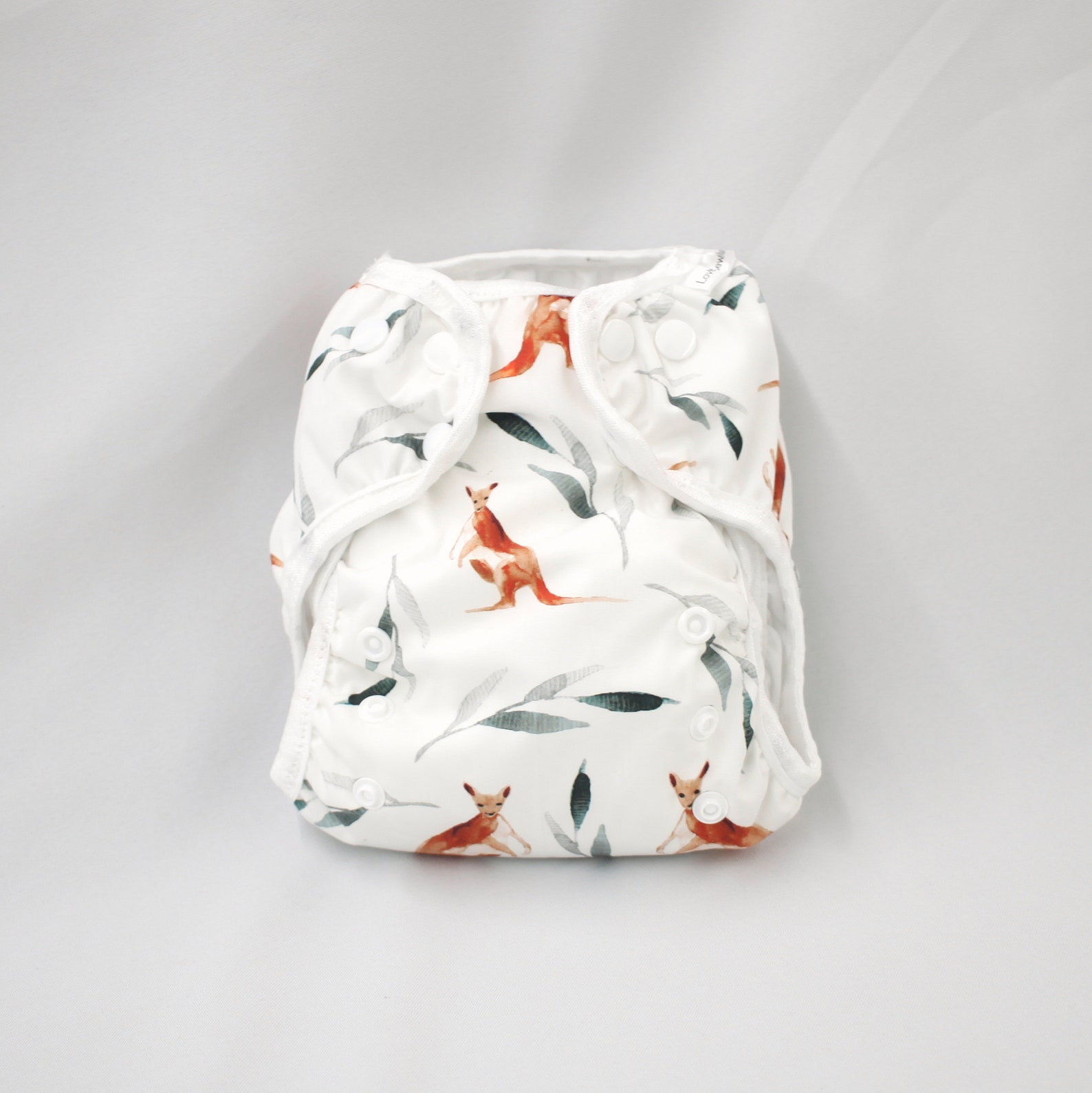 2 Sizes Kangaroo and Eucalyptus Newborn Cloth Diaper With | Etsy