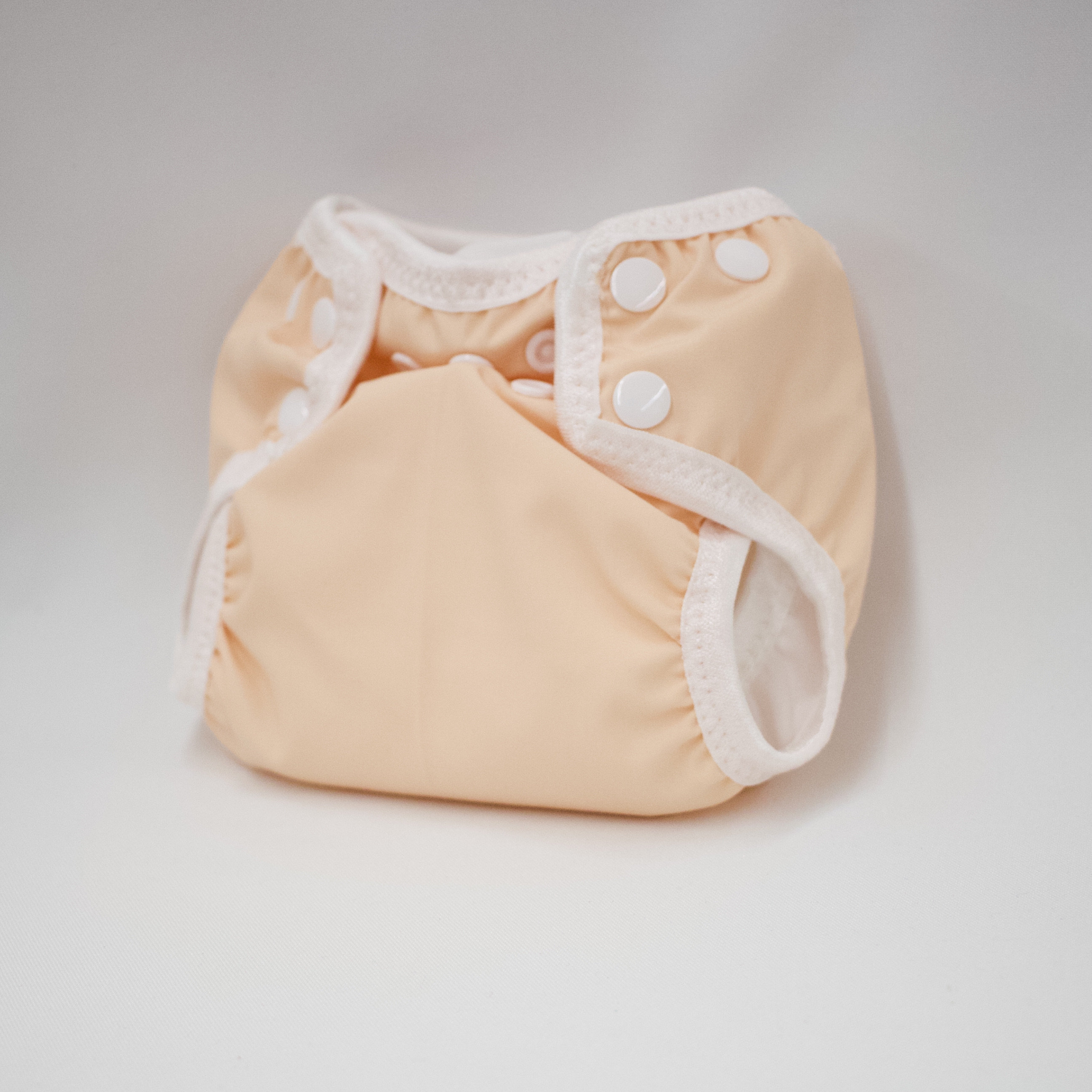 Set of 3 Peach Evergreen & Pebble Newborn Cloth Diapers with | Etsy