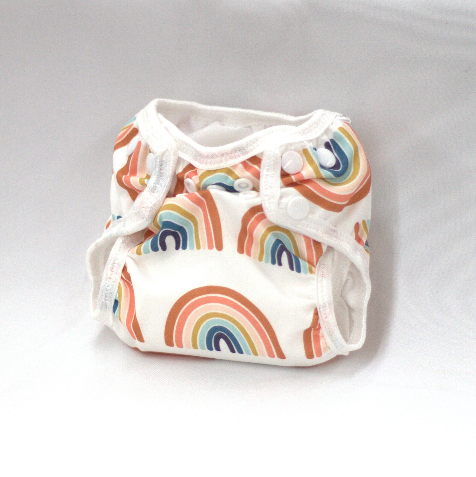 2 Sizes! Sunset Rainbow Newborn Cloth Diaper With Umbilical Cord Snap ...