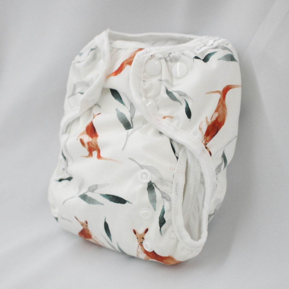 2 Sizes Kangaroo and Eucalyptus Newborn Cloth Diaper With | Etsy