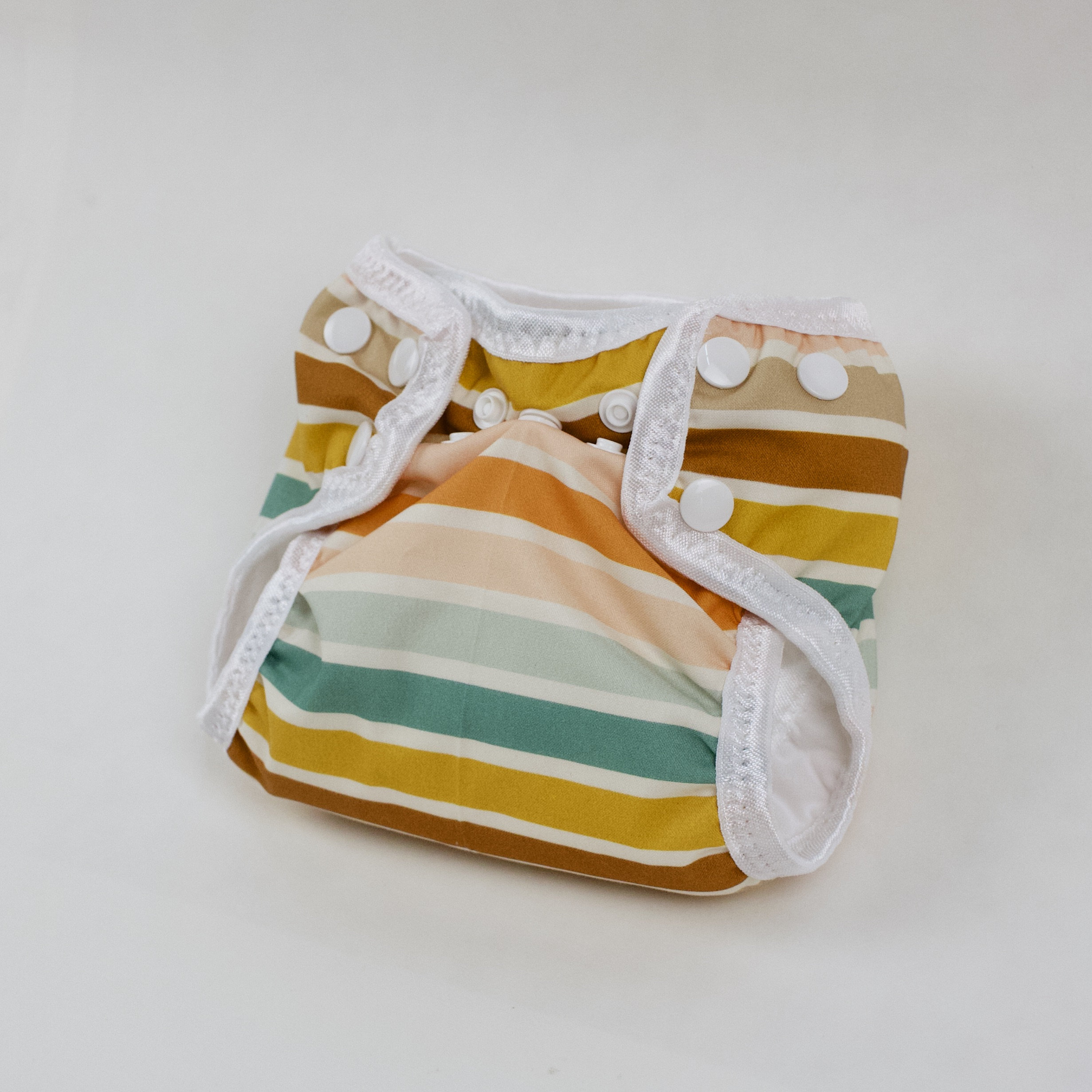 Set of 6 Boho Newborn Cloth Diapers With Umbilical Cord Snaps | Etsy